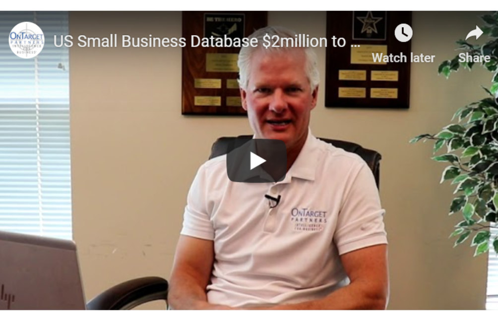 U.S. Small Business Database $2 million to $100 million Companies ...